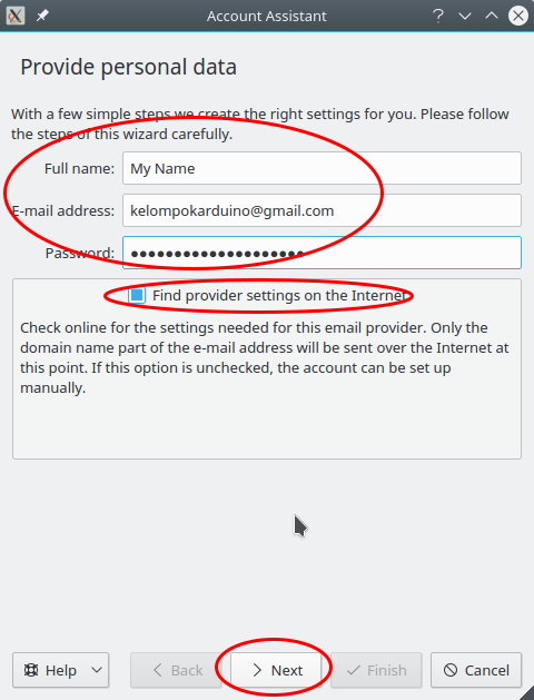 How To Setup KMail for Gmail POP Account