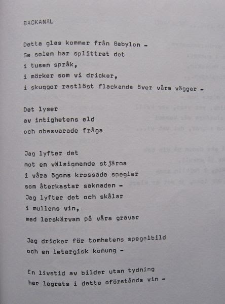 Den Blinde Argus: Att återse en dikt från 1981