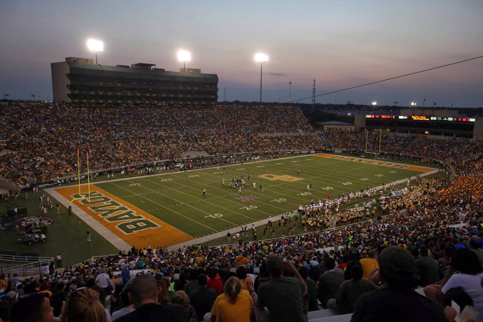 Keeping Up With the Wilson Family: Floyd Casey Stadium at Baylor