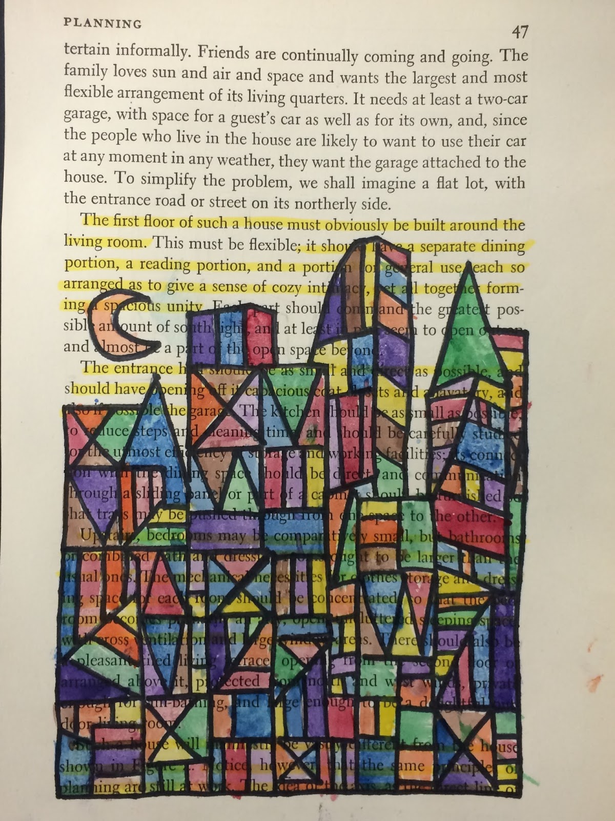 Mrs. Wille's Art Room: 6th grade Paul Klee inspired cityscapes