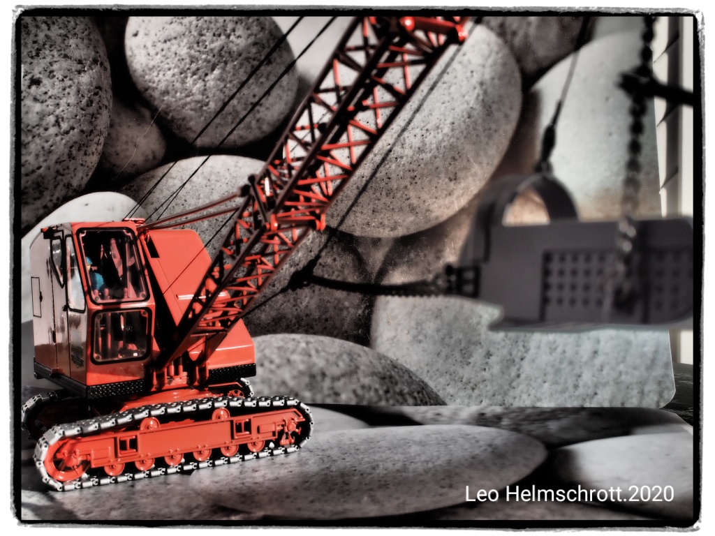 Bagger Galerie Construction Machines: Shield-Bantam C-35 Dragline diecast