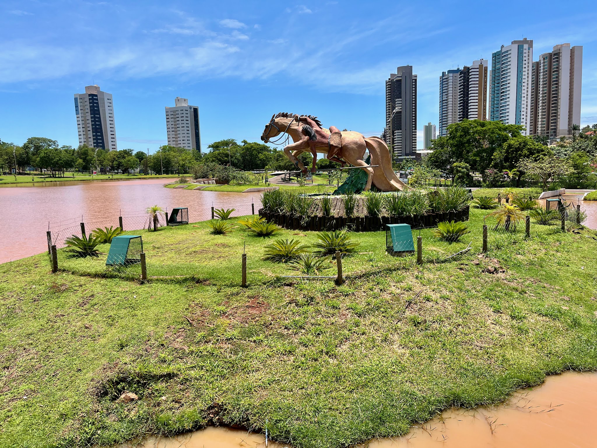 Parque Das Nações Indígenas Em Campo Grande Ms ~ Áreas Verdes Das
