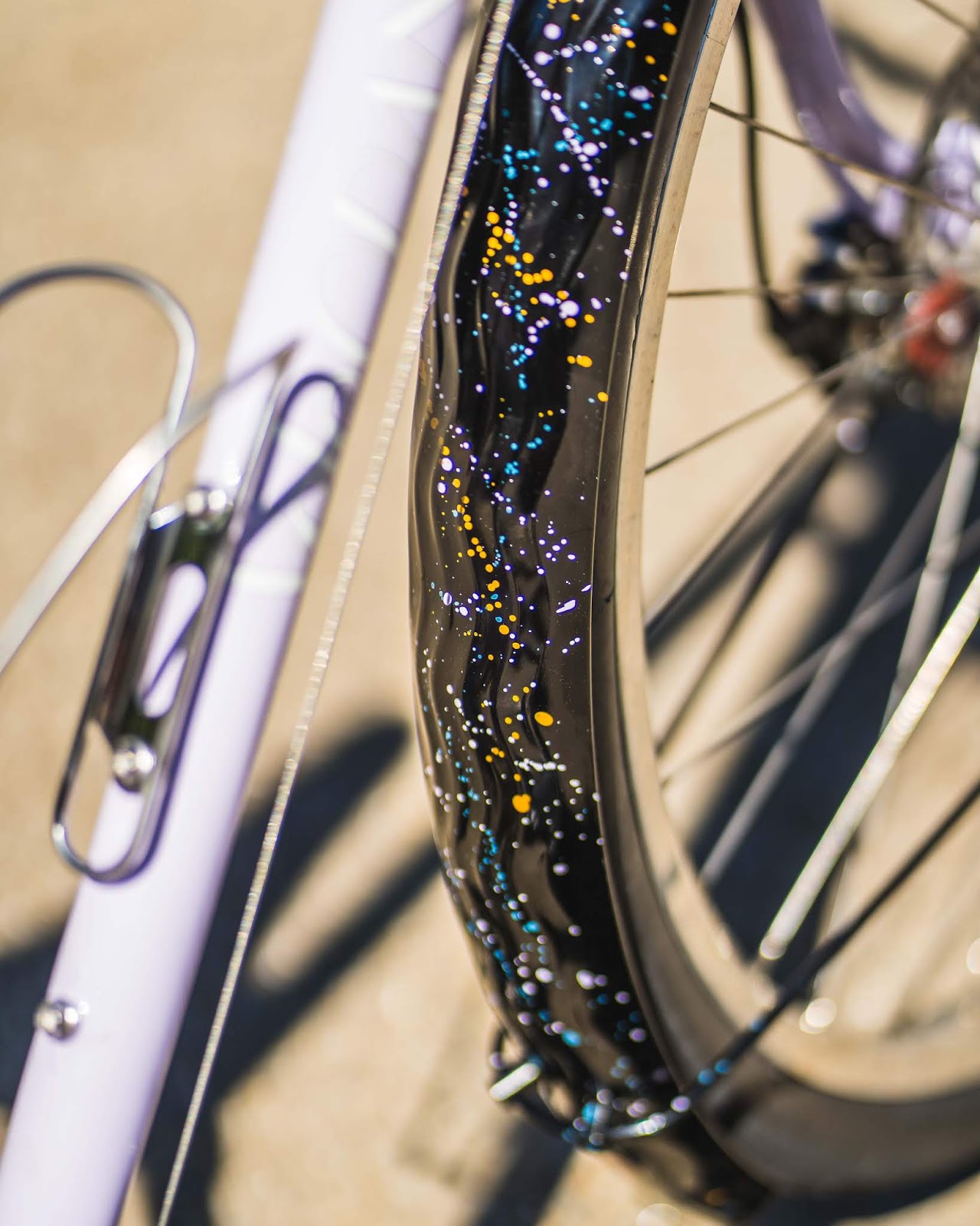 The Velo ORANGE Blog: Splatter Painted Fenders Make Your Ride Totally ...
