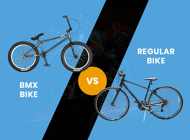 REGULAR BIKE VS. BMX BIKE