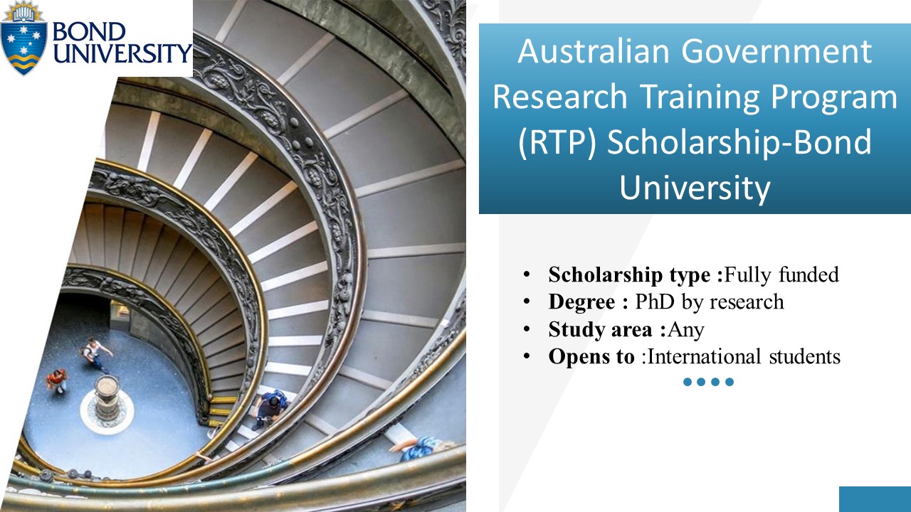 Australian Government Research Training Program (RTP) Scholarship-Bond ...