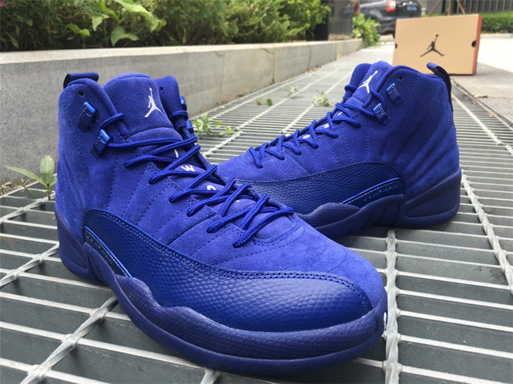 www.sneakerjumpman.ru: Closer Look at the Air Jordan 12 ‘Blue Suede’
