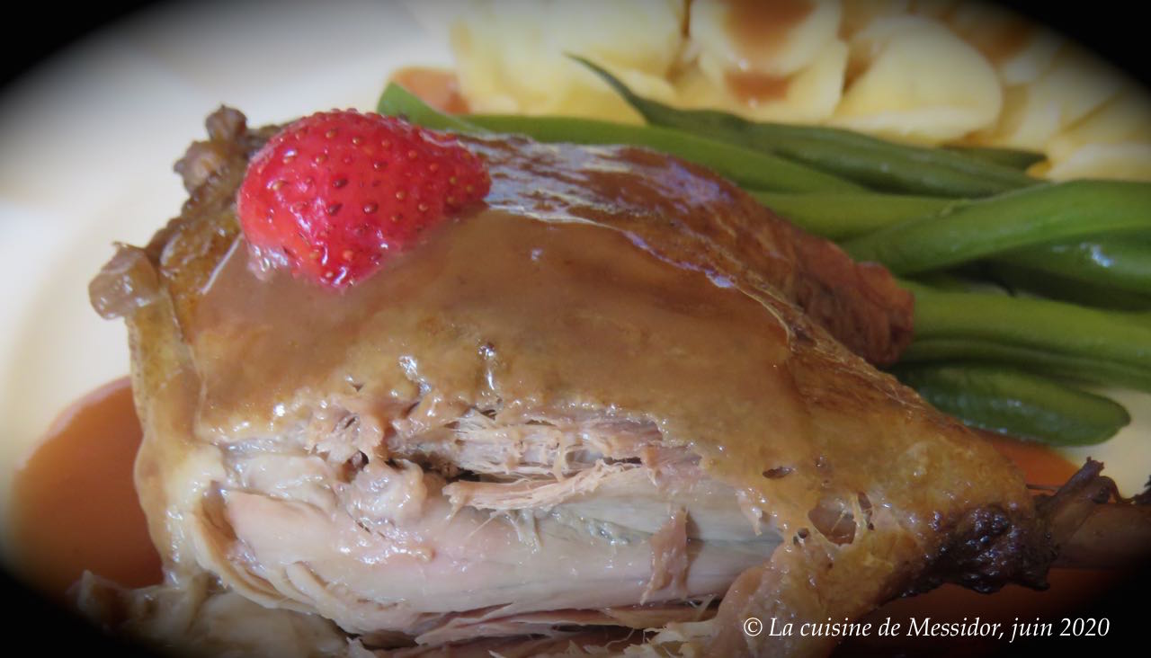La cuisine de Messidor: Canard braisé au vin rouge