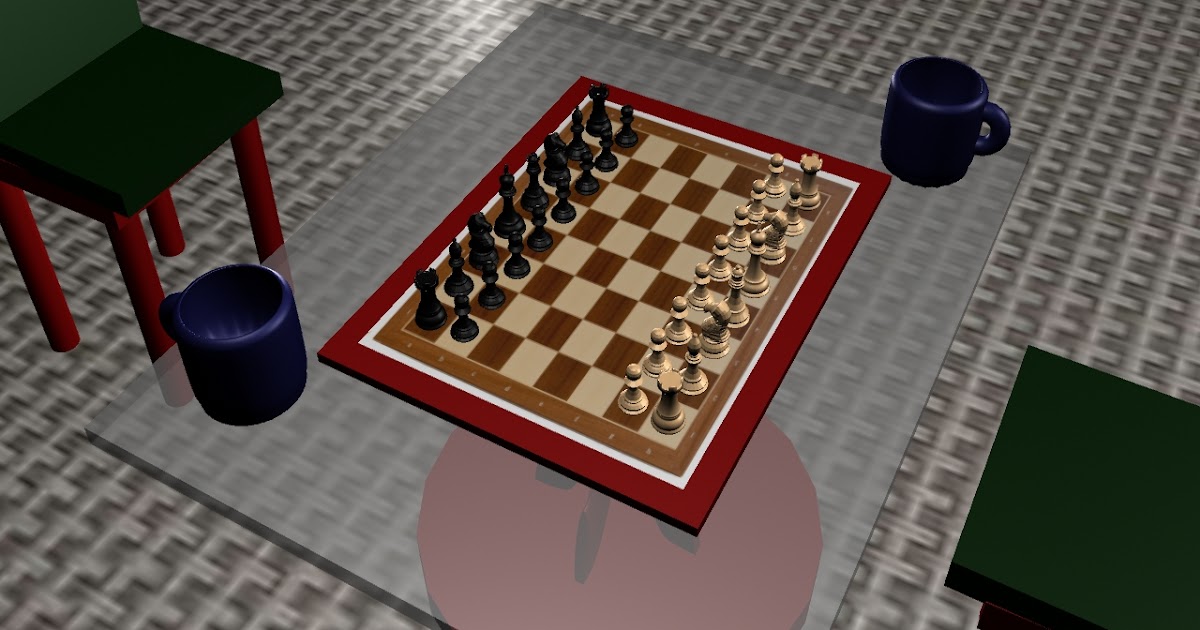 Anime Wolf: chess board