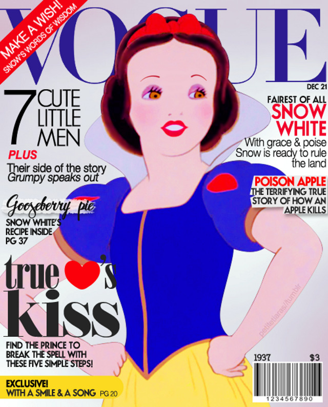 The Incredible Stuffs: Disney Princesses on Magazine Cover