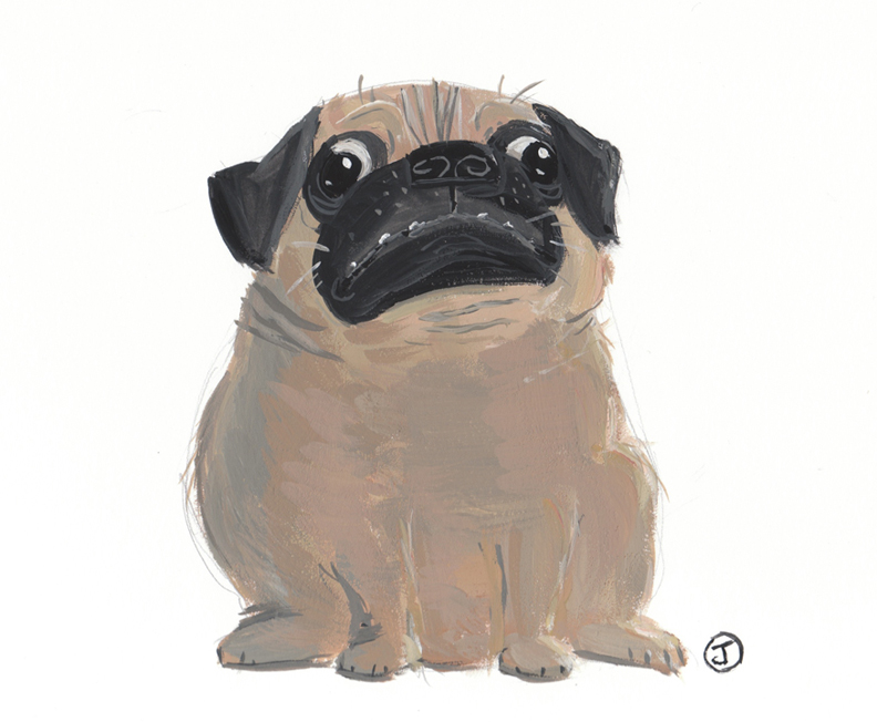 Jess von I: Pug Paintings!
