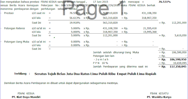 Merekap data dari mapingan proyek: cara membuat BAP & BAPP