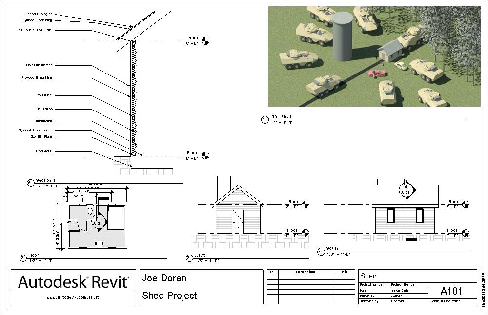 6 JPDCEA: Revit Shed Model