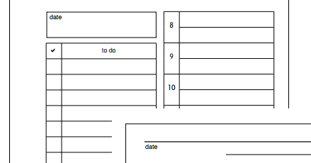 Planner Fun: New Printable - Day on 2 Pages