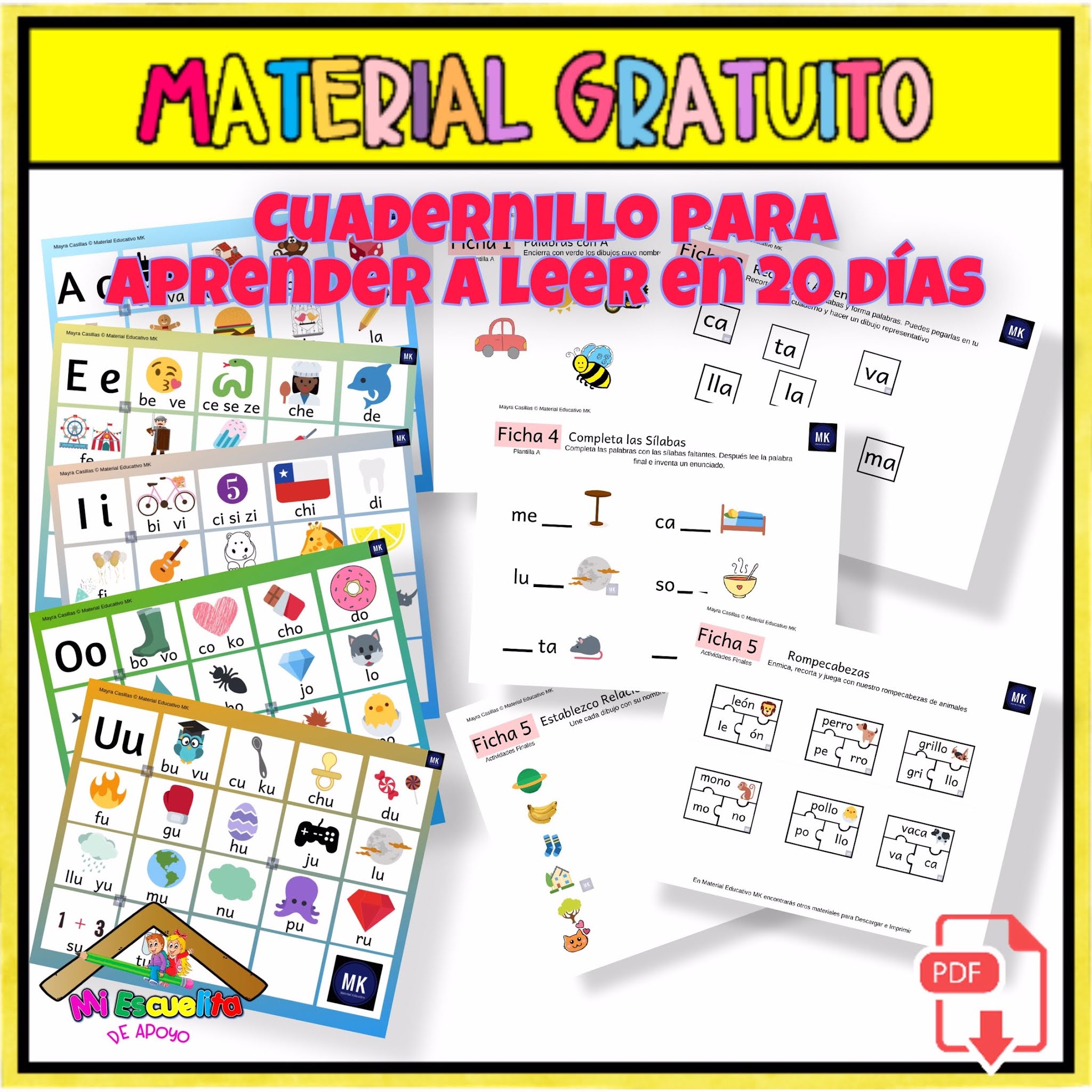 Cuadernillo método de los 20 días pdf para imprimir