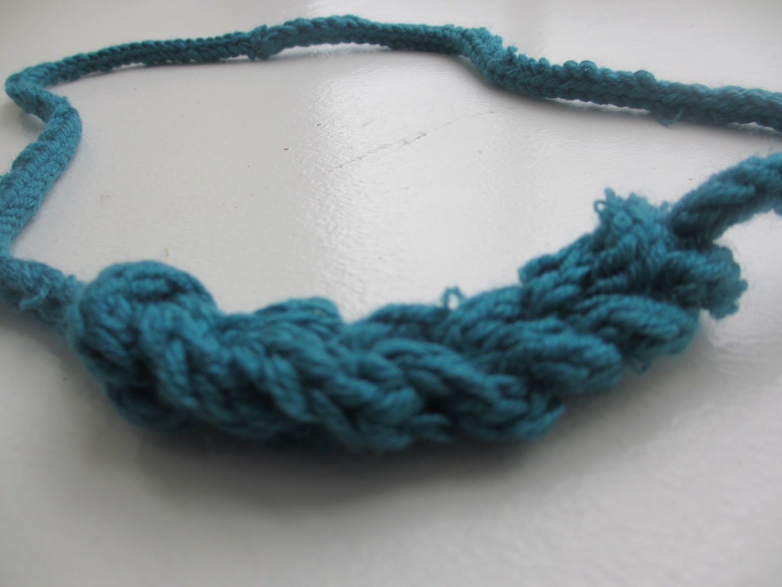 The Feisty Redhead: Knitted I-Cord Necklace