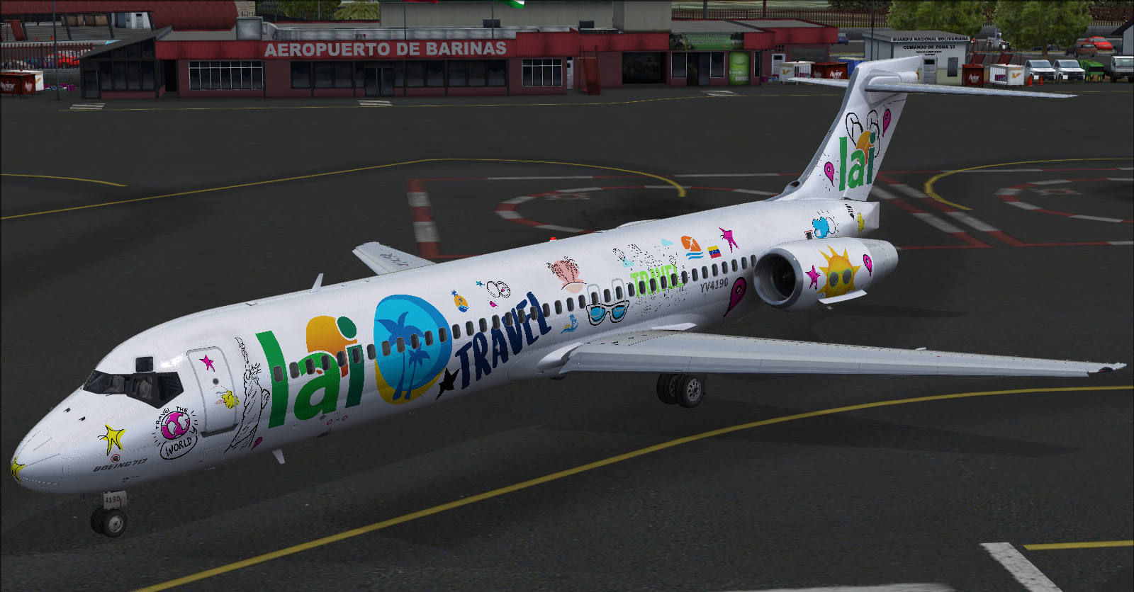 [FSX/P3D] TFDi Design Boeing 717 Lai Travel YV4190
