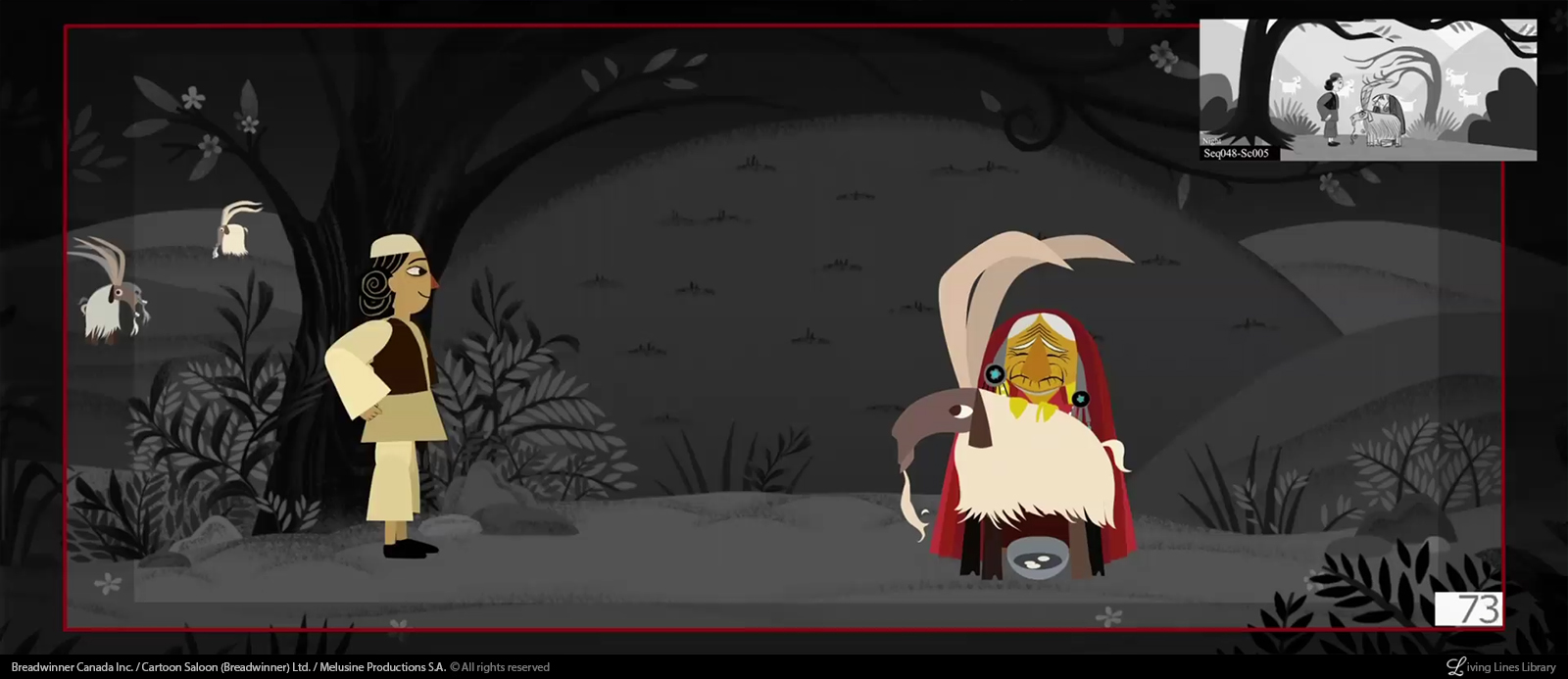 Living Lines Library: The Breadwinner (2017) - Concept & Production Art