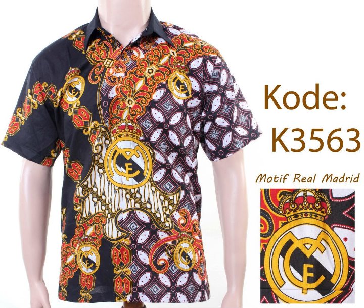 Batik Bola Motif Real Madrid (K3559, K3562, K3563) - Brahma Curva Shop