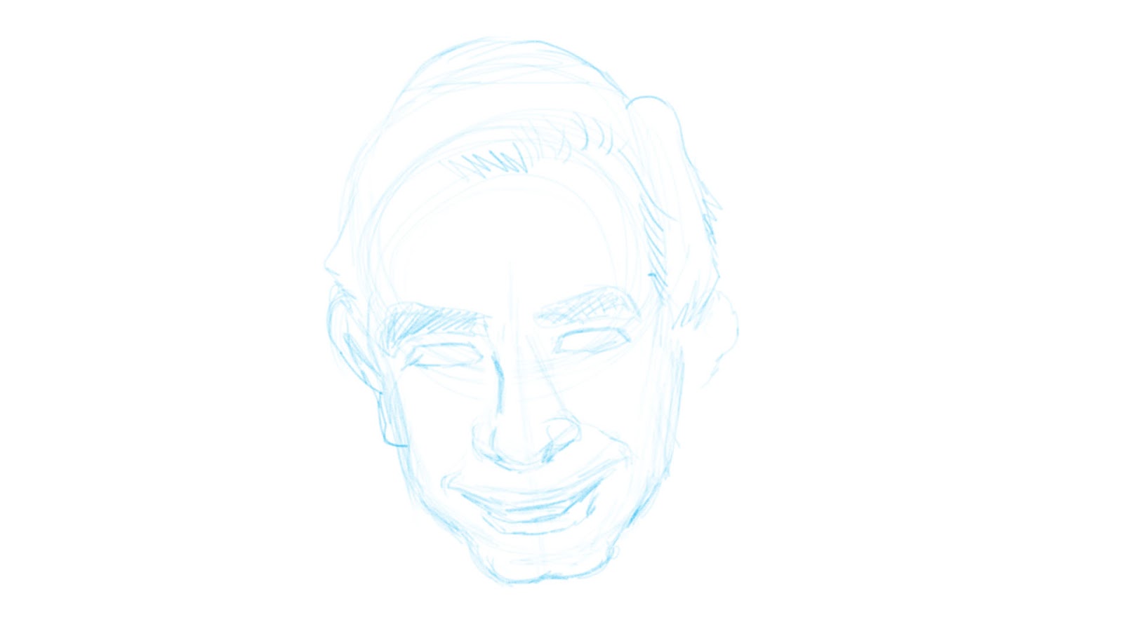 Mr Rogers Time Lapse Caricature Tribute