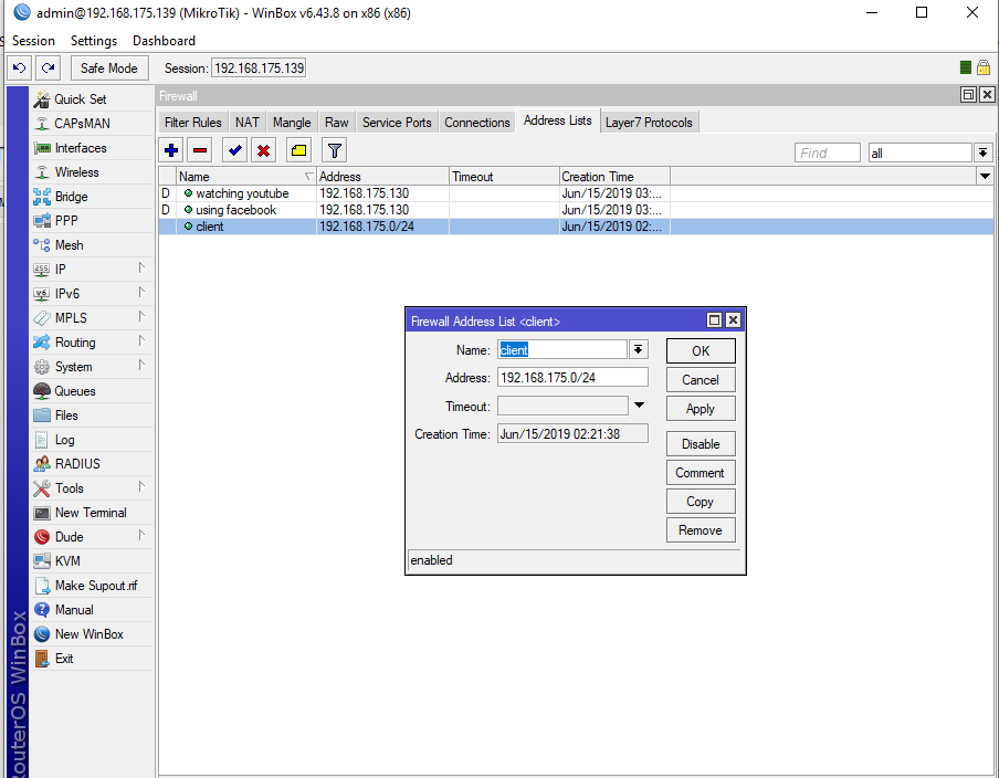 Mikrotik Firewall Rules Monitor Website Traffic By Users Source Networkstip Networking Ccna