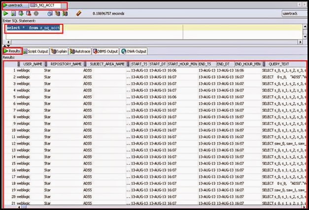 Usage Tracking In Obiee 11g