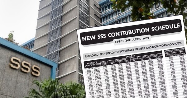 LOOK: SSS updated table of contributions effective April 1, 2019 - The ...