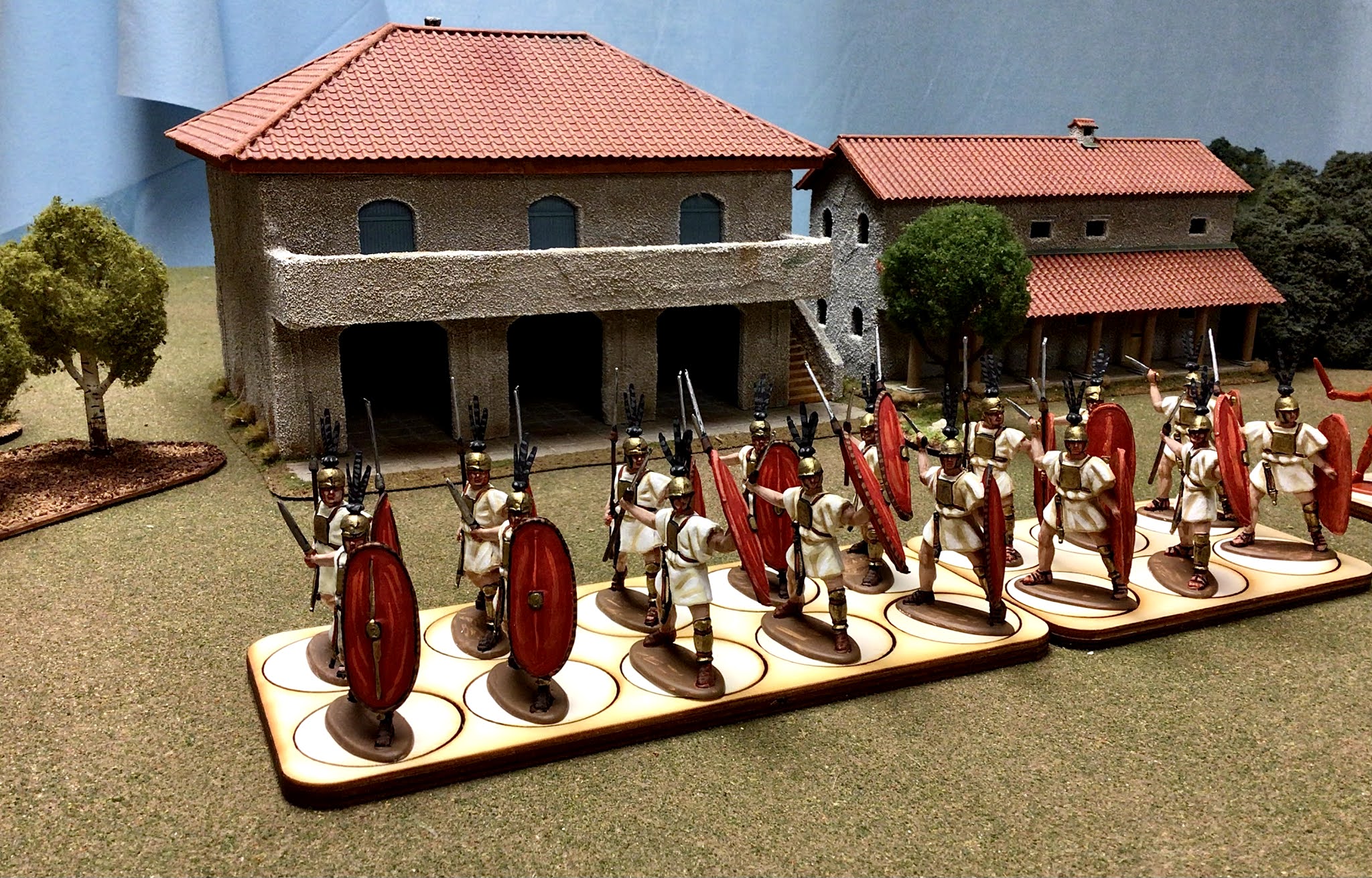 Der Alte Fritz Journal: First unit of Roman Hastati Painted