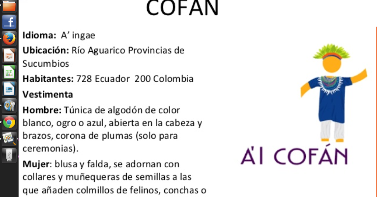 cofan ecuador: COFAN