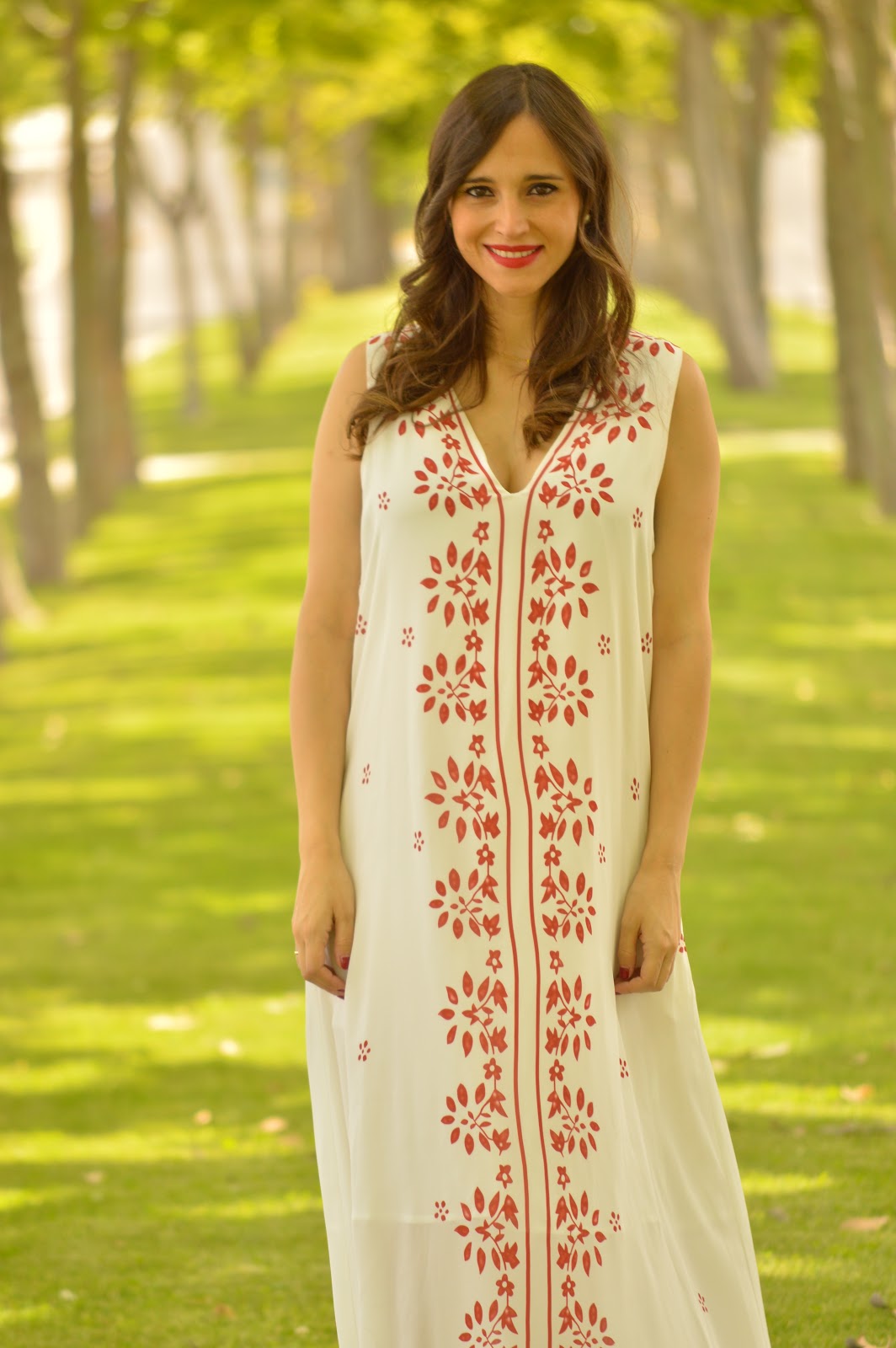 1000 MANERAS DE VESTIR: Vestido largo blanco