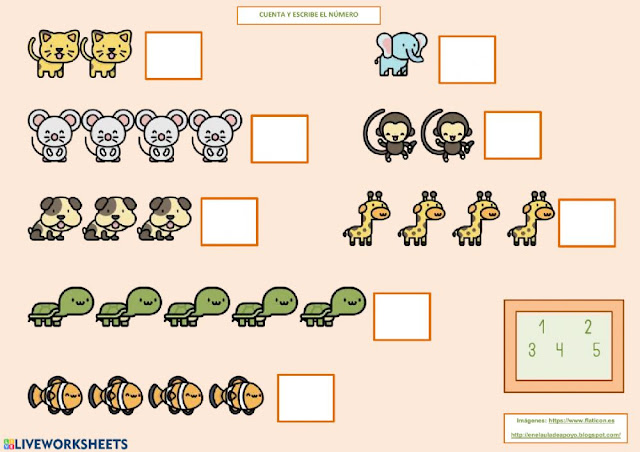 CEIP SANTA BÁRBARA (BEMBIBRE): Los números en Infantil
