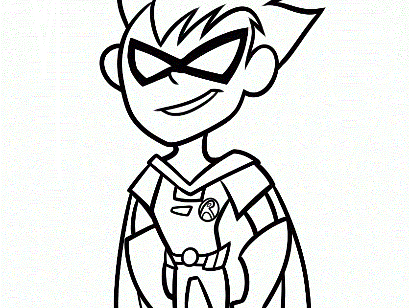 🦸Robin para colorear y pintar🎨 - COLOREA TUS DIBUJOS