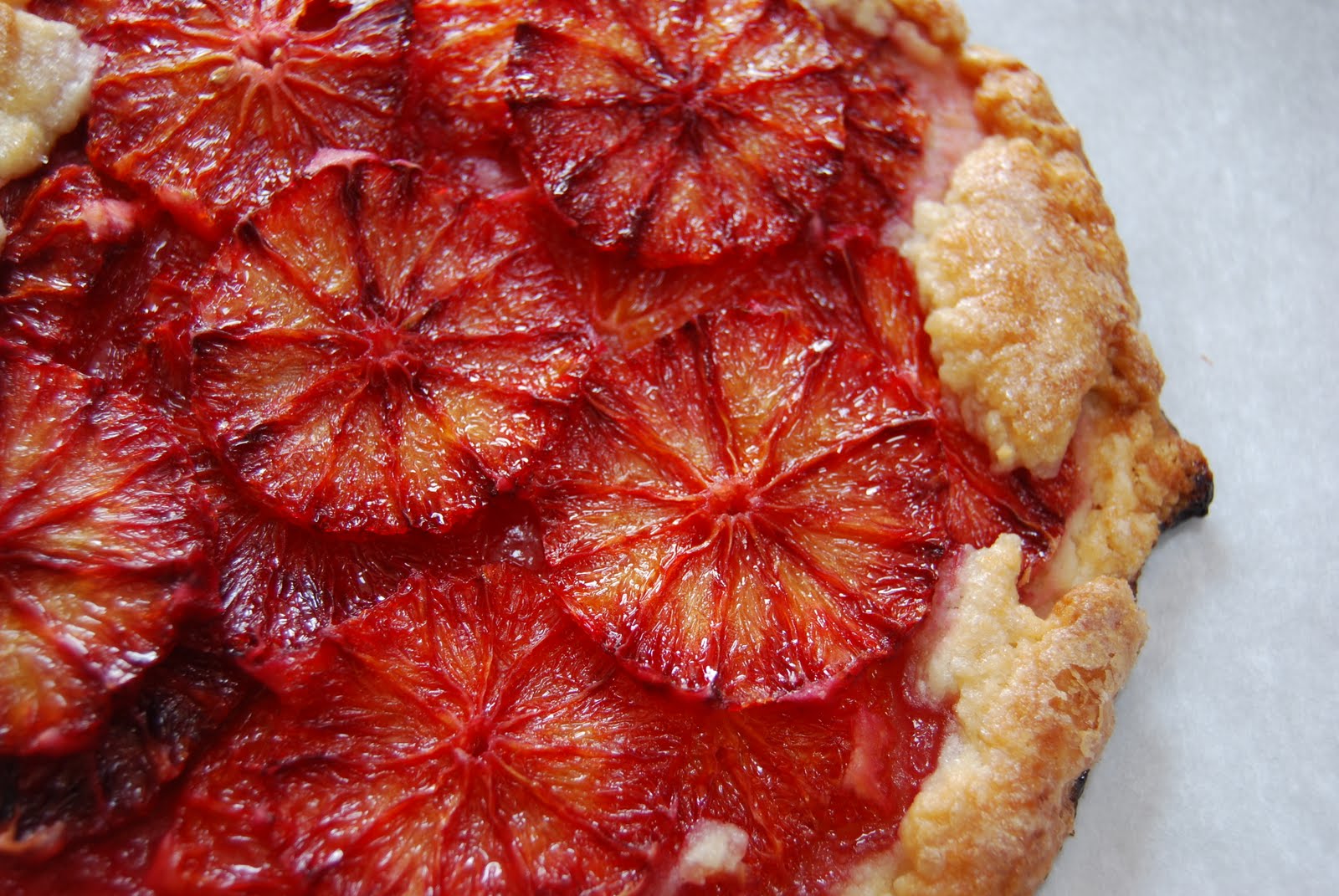 Flaky Blood Orange Tart - Macaroni and Cheesecake