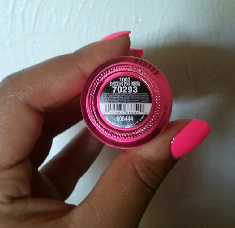 *: Nail Polish: "Shocking Pink (Neon)"