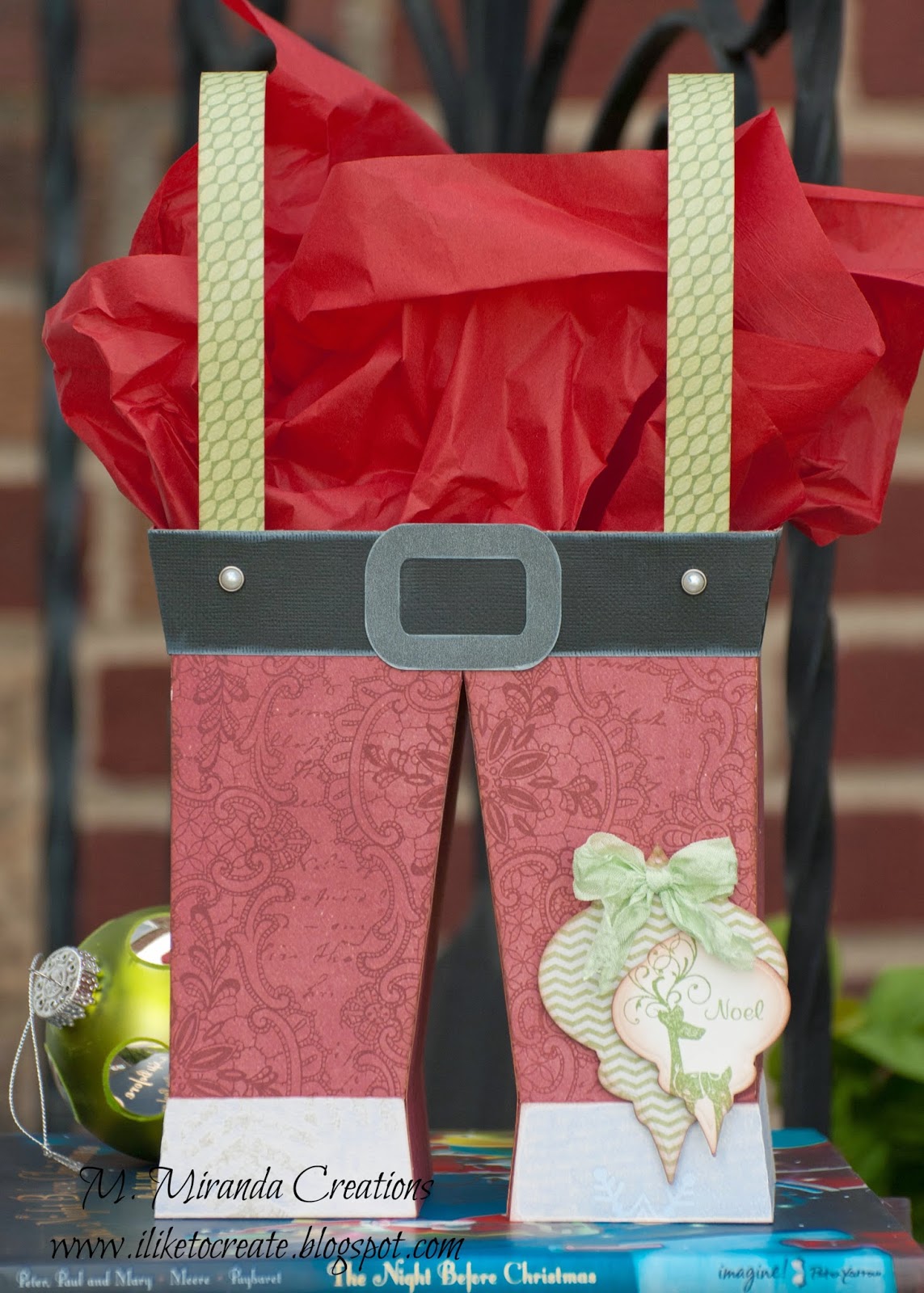 M Miranda Creations: Santa Pants!