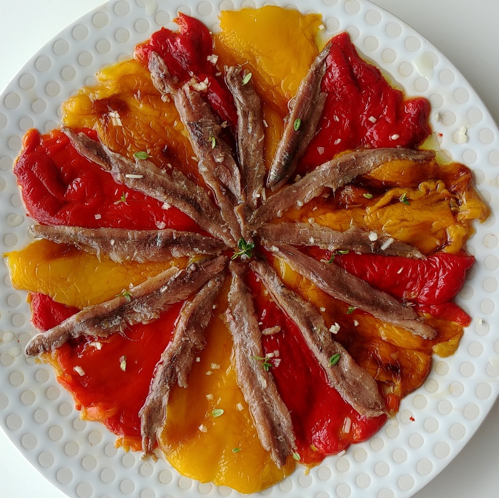 Poivrons cuits au four