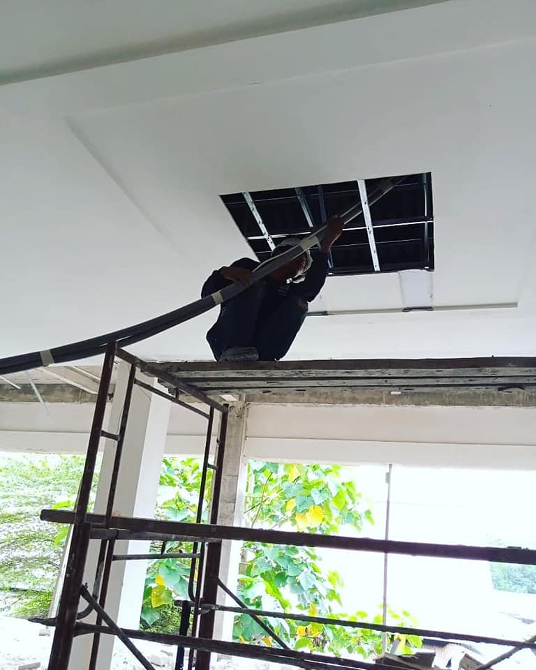 Pemasangan Pipa Drain AC dan Pemasangan Pipa Refrigrant AC Cassete ...