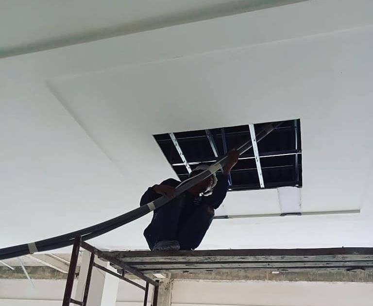 Pemasangan Pipa Drain AC dan Pemasangan Pipa Refrigrant AC Cassete ...