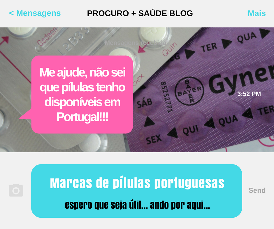 Marcas de pílulas portuguesas - Procuro + Saúde