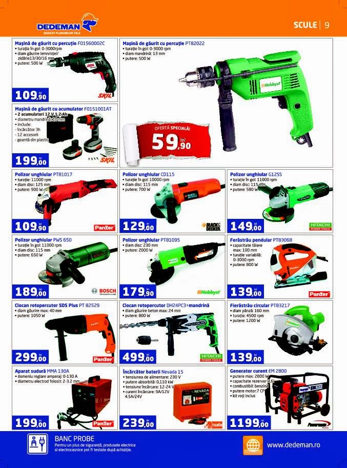 Catalog oferte si promotii: Oferta Dedeman Galati februarie 2014