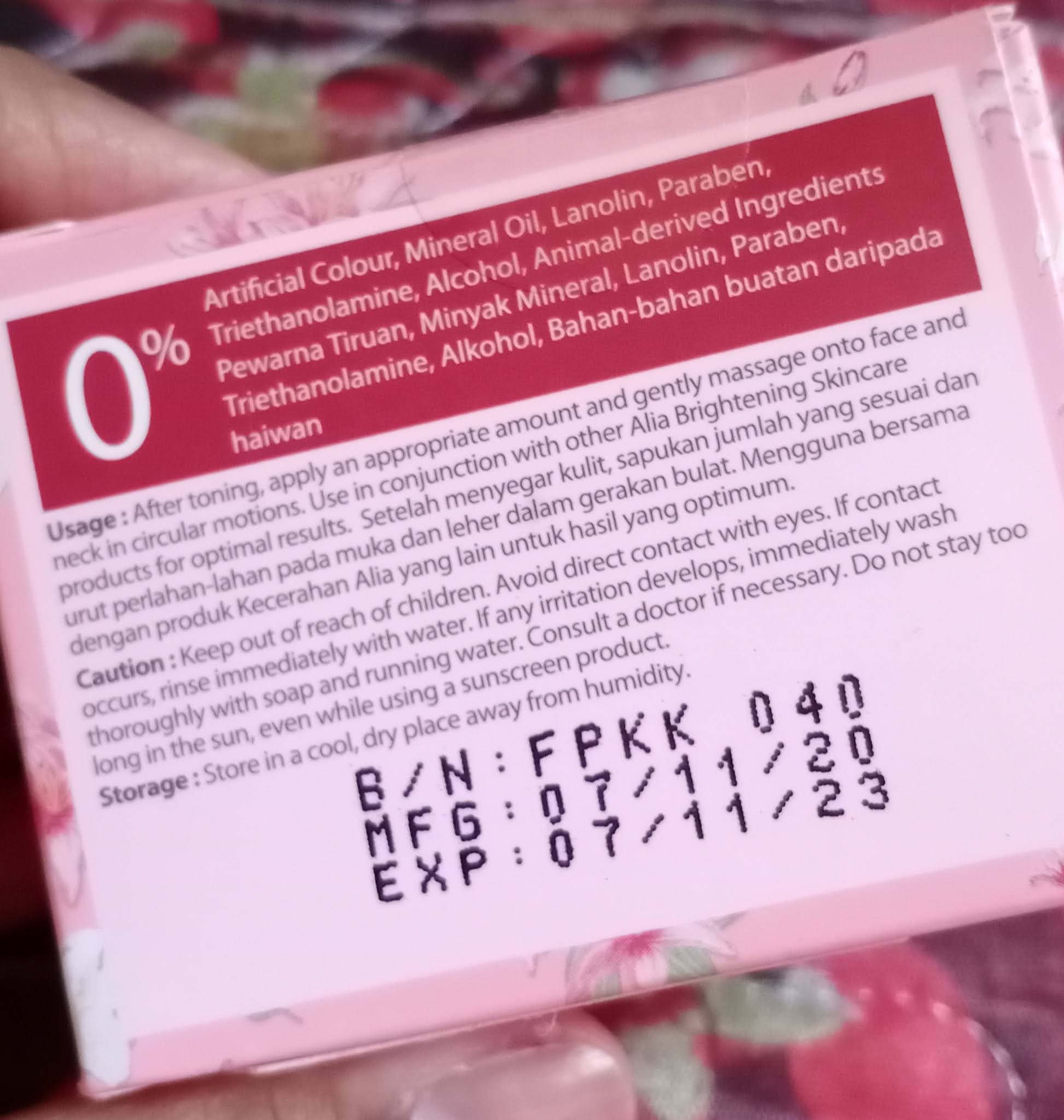 Alia Brightening Day Moisturizer Review