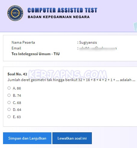 Cara Daftar Simulasi Tes CAT BKN Untuk Belajar Latihan Soal CPNS/PPPK ...