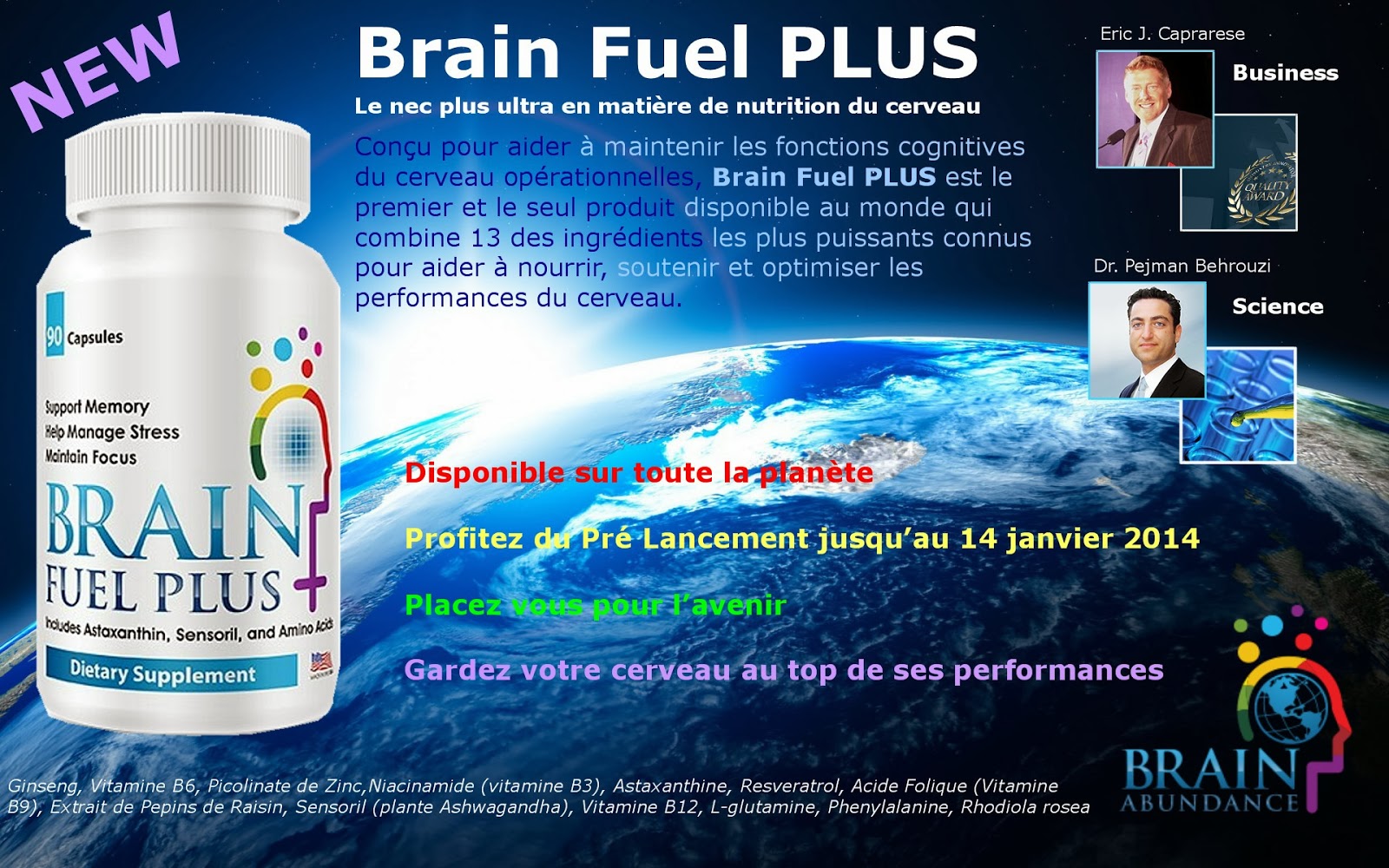 Nutrition du Cerveau: Brain Abundance - UNE OPPORTUNITÉ MAJEURE