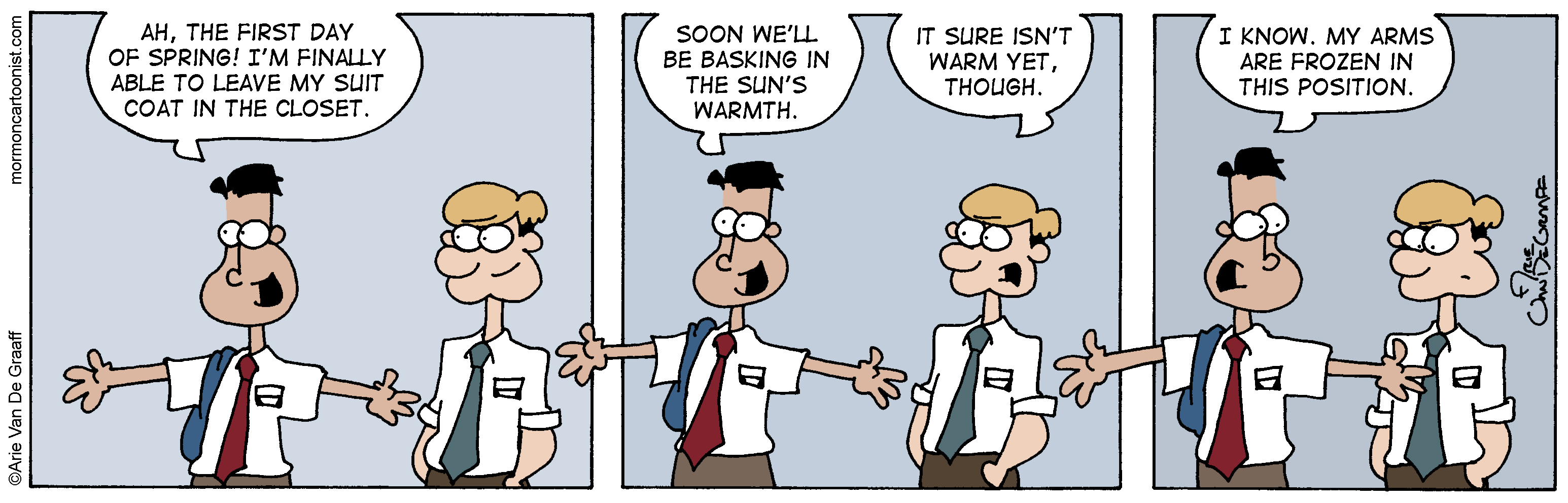 Ward Cartoonist: First Day of Spring