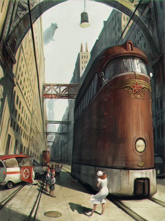 Retro Brit : A Dieselpunk Soviet Union.