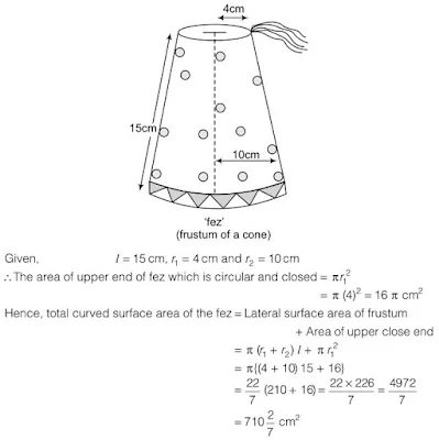 NCERT Solutions for Class 10 Maths Ch 13 Surface Areas and Volumes