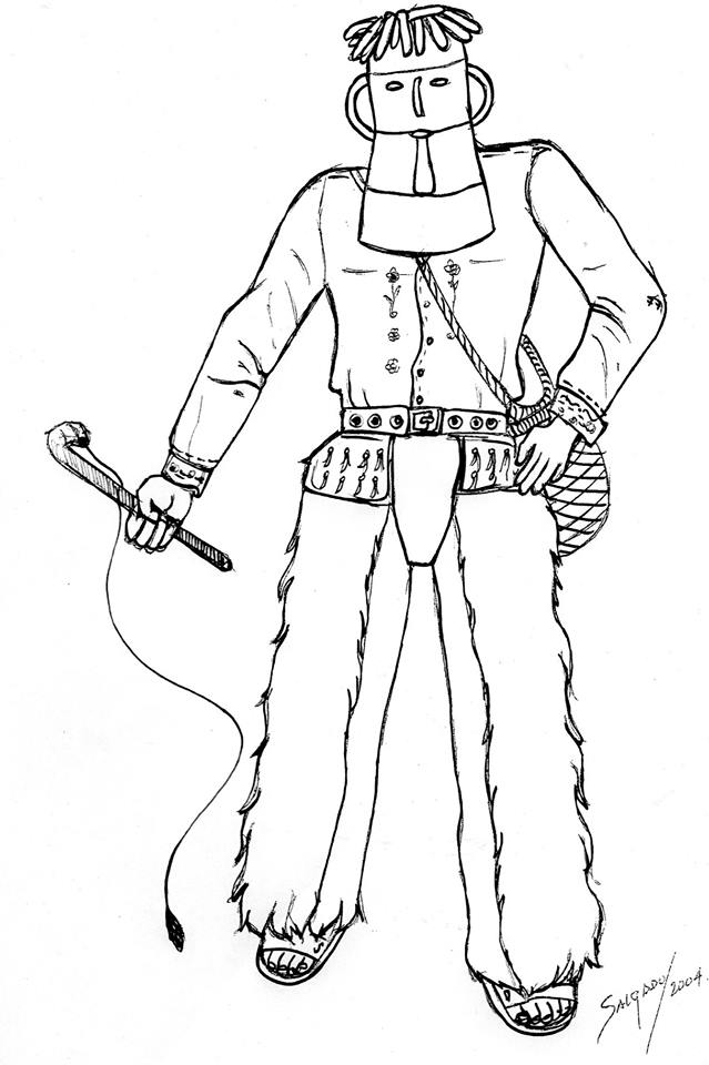 EGO TV CANAL CAYAMBEÑO: DIABLUMA DE CAYAMBE PARA COLOREAR