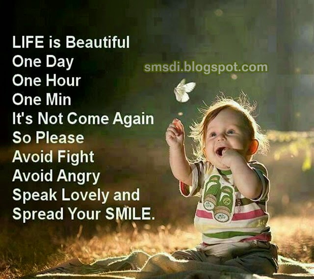SMS: Life is beautiful whatsapp Super picture message