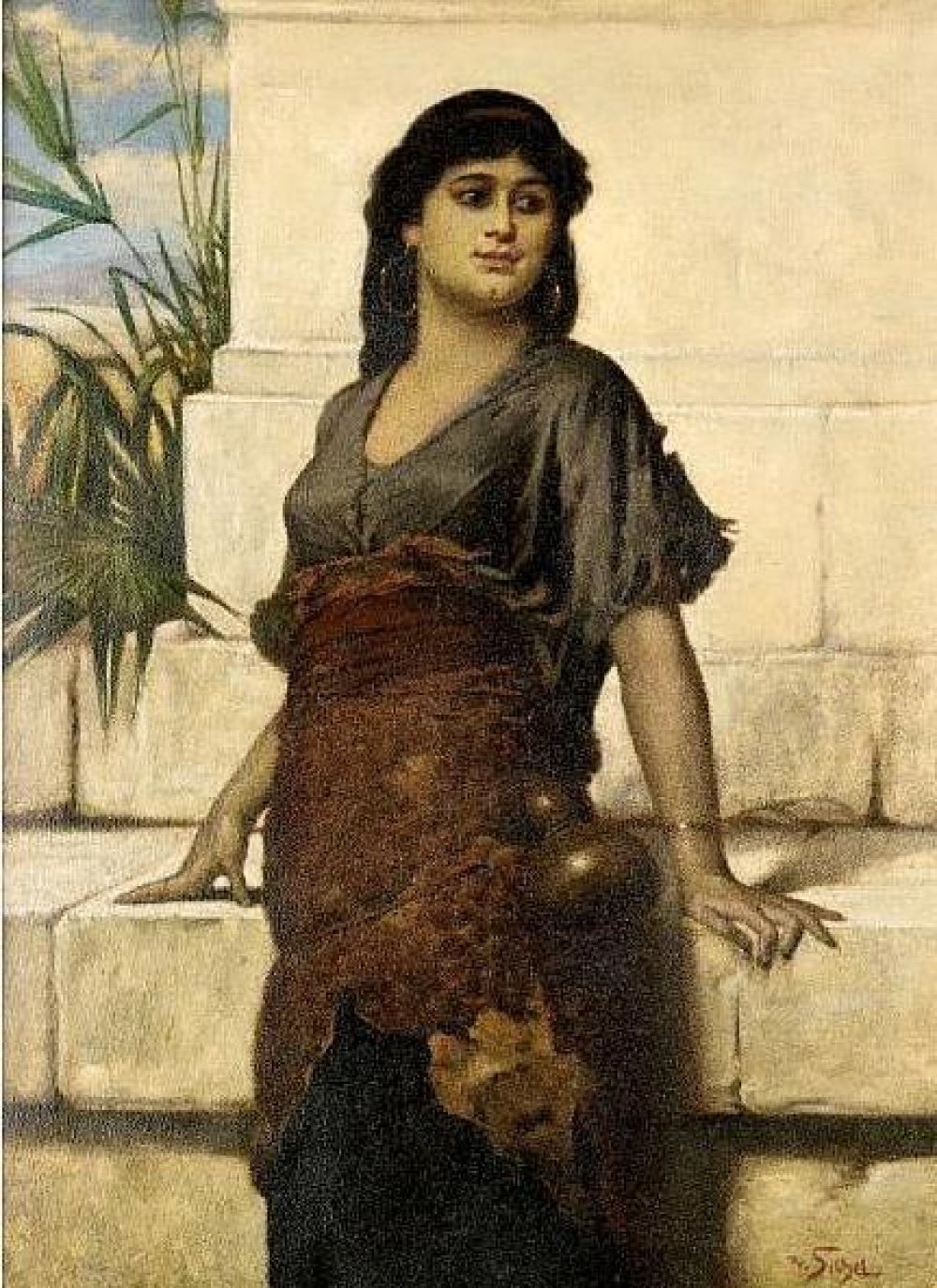 Maher Art Gallery: Nathaniel Sichel. (1843- 1907) German painter.