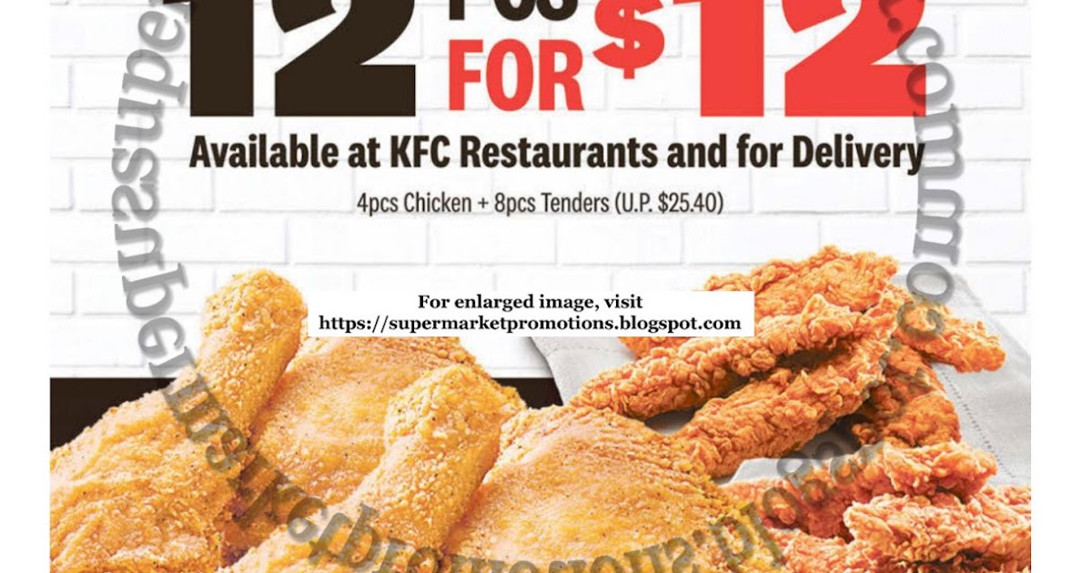 KFC 12.12 Promotion 12 December 2019 ~ Supermarket Promotions