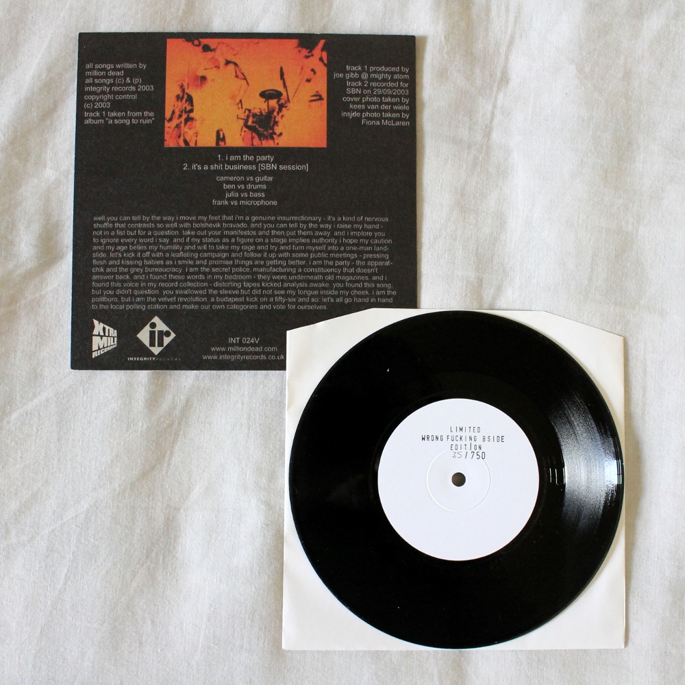 A Blog To Ruin: Million Dead - I Am The Party